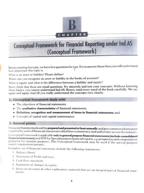 Conceptual Framework Pdf Expense Income