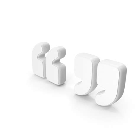 White Quotation Mark Symbol Png Images And Psds For Download Pixelsquid S120091564