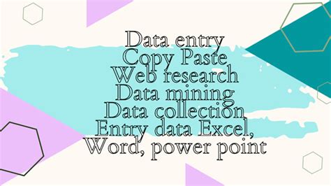 Be Your Virtual Assistant For Data Entry Research Copy Paste Data