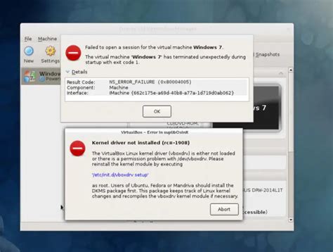Unable To Run Machine In Virtual Box Techyv Com