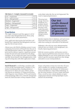 The Impact Of Disk Fragmentation On Servers PDF