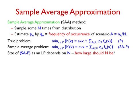 Ppt Sampling Based Approximation Algorithms For Multi Stage