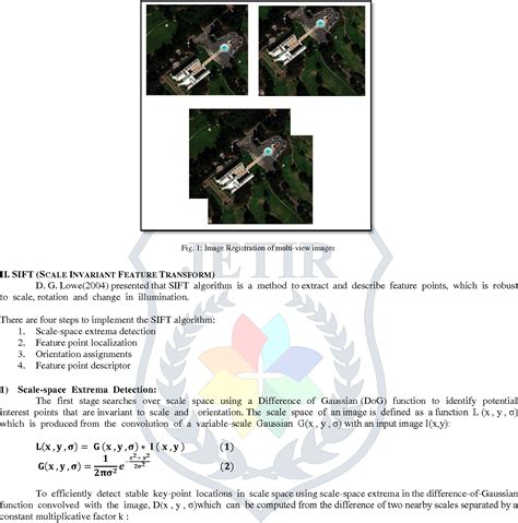 Figure 1 From Image Registration Of Multi View Satellite Images Using Best Feature Points