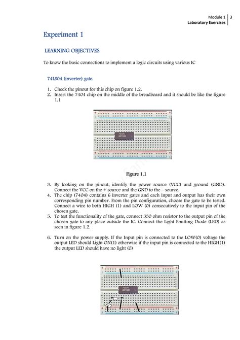 SOLUTION Logic Circuits And Switching Theory Laboratory Introduction To Logic Gates And