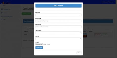 Download Student Voting System Using Bootstrap Project In Php With