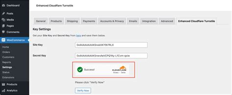 Enhanced Cloudflare Turnstile Documentation Woocommerce