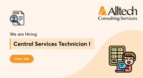 Alltech Consulting Services Inc On Linkedin Central Services Technician I