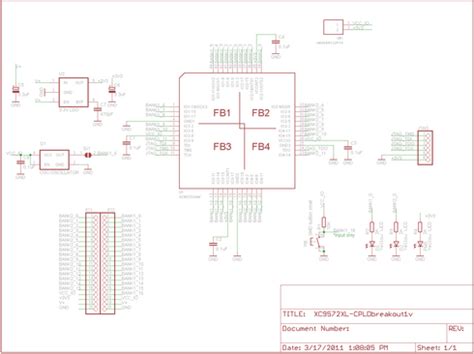 XC XL CPLD Breakout Board DP