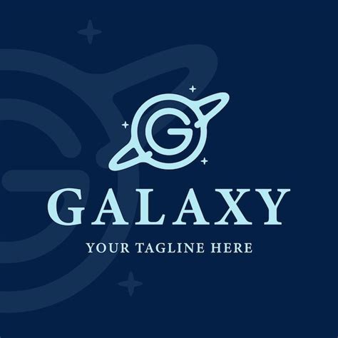 초기 문자 G 아이콘 현대 로고 벡터 일러스트 템플릿 그래픽 디자인 회사에 대한 은하계 기호 및 기호 프리미엄 벡터