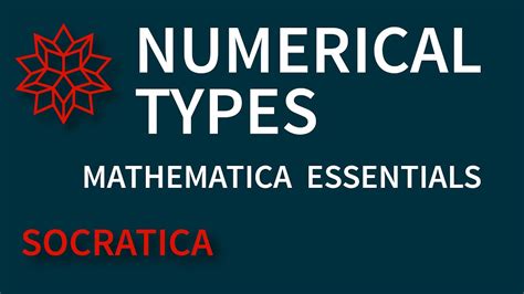 Numerical Types In Mathematica And Wolfram Language Youtube