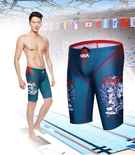 Brand Mens Swim Shorts Racing Swimsuit Man Swimming Trunks Swimming