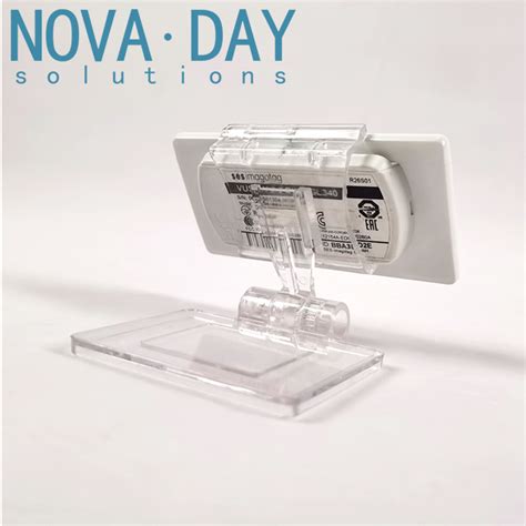 Angle Adjustable ESL Transparent Tabletop Stand ESL TS Plastic Point Of Sales Plastic