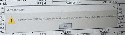 Array Formula Error Excel Shared File Can Only Be Opened By One Person