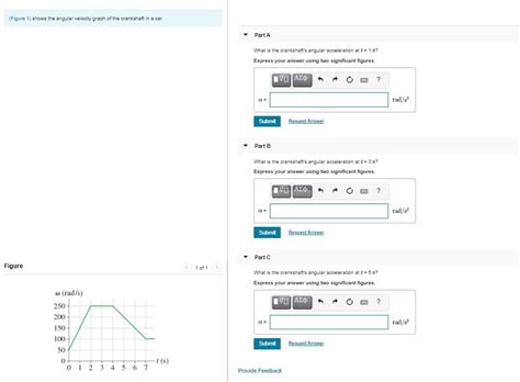 Solved Figure Shows The Angular Velocity Graph Of The Chegg