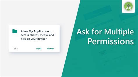 how to request multiple permissions at once in android android
