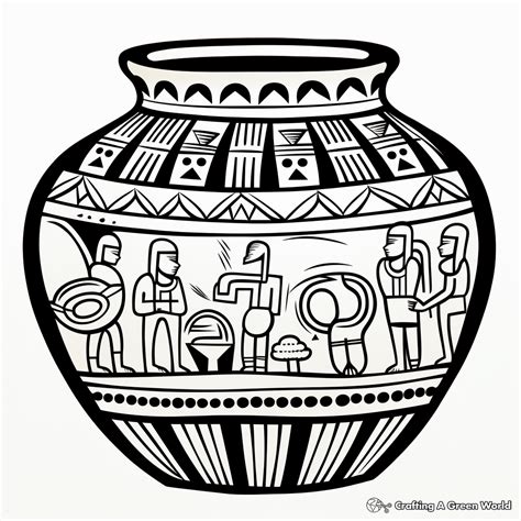 Pottery Coloring Pages Free And Printable