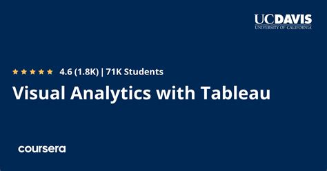 Visual Analytics With Tableau Coursera