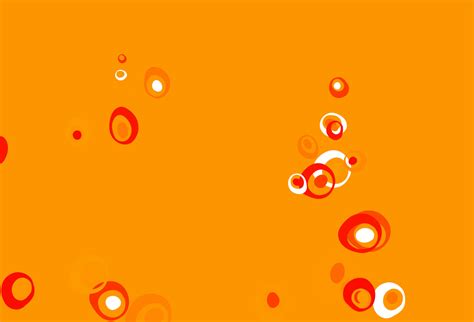 Light Orange Vector Layout With Circle Shapes 13316531 Vector Art At Vecteezy