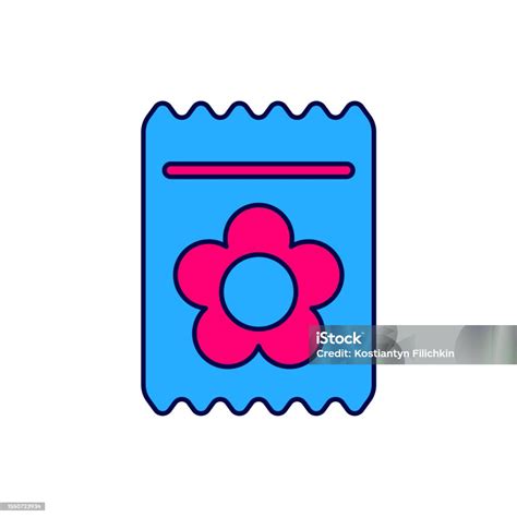 흰색 배경에 격리 된 특정 식물 아이콘의 씨앗으로 가득 찬 윤곽 선팩 벡터 0명에 대한 스톡 벡터 아트 및 기타 이미지 0명 가득 찬 가방 Istock