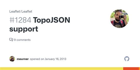 Topojson Support · Issue 1284 · Leafletleaflet · Github