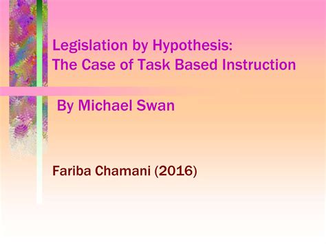 The Theoretical Underpinnings And Practical Challenges Of Task Based