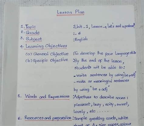 Grade 6 စနစ်သစ် အင်္ဂလိပ် ၊ သိပ္ပံ Lesson Plan သင်ပြမှုပုံစံ Grade 7 စနစ်သစ် မြန်မာ ၊ သင်္ချာ