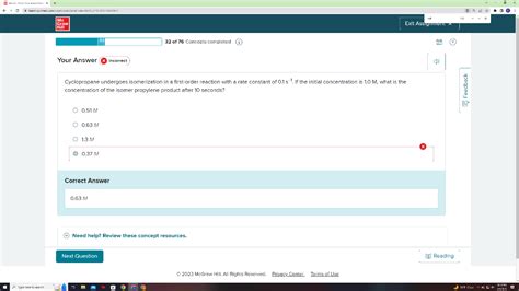 Solved Cyclopropane Undergoes Isomerization In A First Order