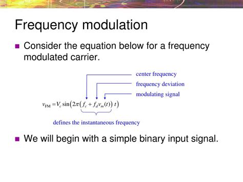 Ppt Eet260 Frequency Modulation Powerpoint Presentation Free