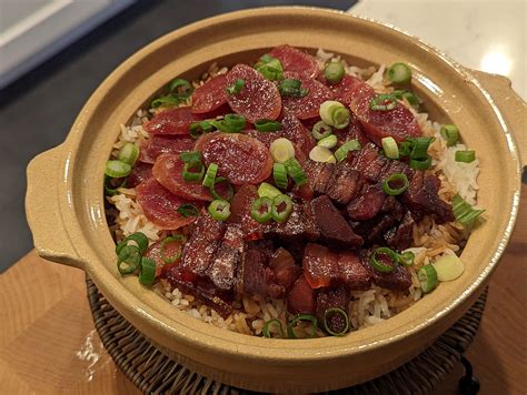 [oc] Bo Zai Fan Clay Pot Rice With Cured Meats R Foodporn