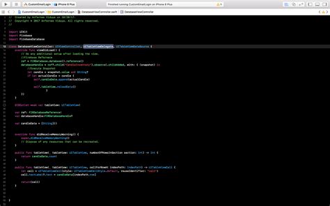 Ios Tableview Not Showing Data From Firebase But Under Po Snapshot
