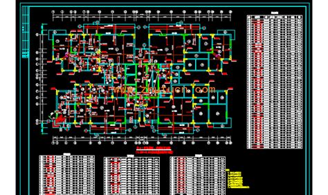 重庆某18层框架剪力墙住宅楼结构图 框架及剪力墙结构 结构图纸 图纸 筑图网