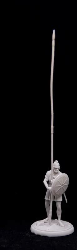 Macedonian Phalangite With Thracian Helmet Rear Rank Speira Miniatures