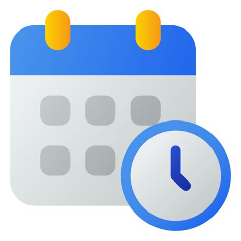 Schedule Free Time And Date Icons
