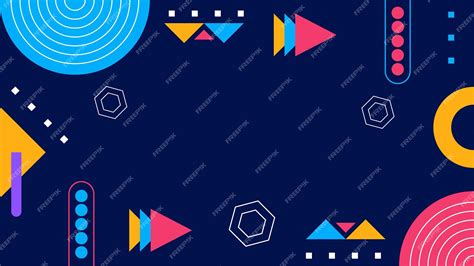 Premium Vector Vector Abstract Geometric Shapes Modern Background