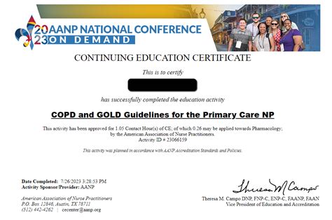 Why Cant I Find My Aanp Conference Certificate Of Completion