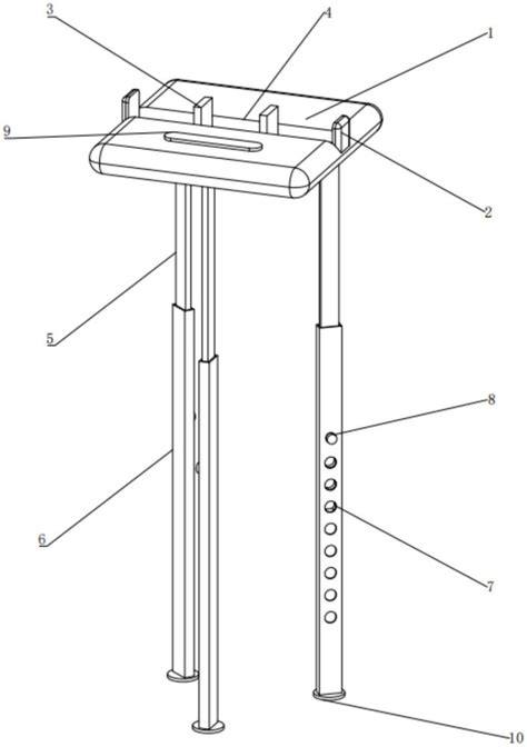 一种水平测绘仪支架的制作方法