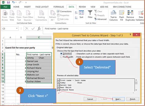 Excel Separate Text In One Column To Two Columns ~ Knowledge And Fun