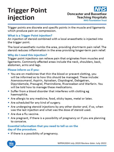 Trigger Point Injection Pdf Injection Medicine Myofascial Trigger Point
