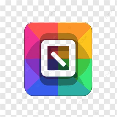 Colorful App Icon With An Icon For The Ipad Vector A Simplistic Colorful Icon Of Internet App