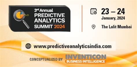 3rd Annual Predictive Analytics Summit 2024 Fueling Indias Data Revolution