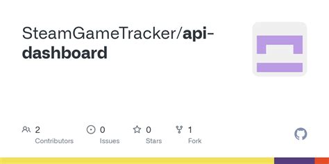 Github Steamgametracker Api Dashboard