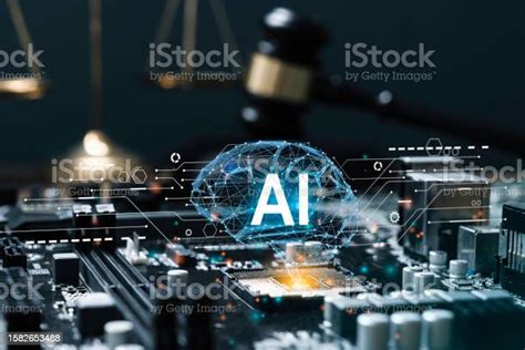 Ai 윤리에 대한 기술 통제법 Ai 개념 및 인공 윤리 강령 개발 규정 준수 규정 표준 및 보호 책임 인공지능에 대한 스톡 사진