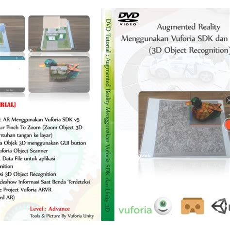 Jual Dvd Tutorial 3d Object Recognition Ar Vol5 Kab Malang
