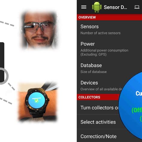 Sensor Data Collector Application The Application Is Able To Record A Download Scientific
