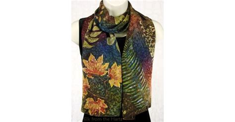 Fall Nature Scarves For Women Earth Tone Botanical Ts