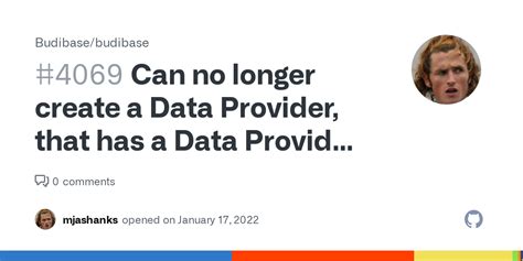 can no longer create a data provider that has a data provider as a