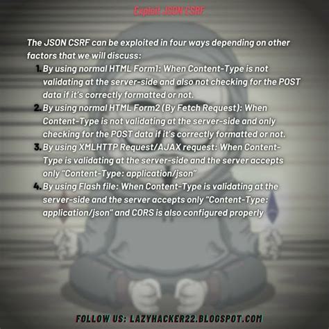 ways to exploit json csrf simple explanation youtube