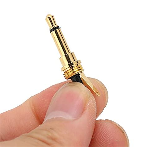 Ashata Headphone Jack 100pcs 35mm Mono Headphone Jack 2 Pole Audio