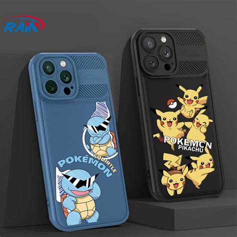 เคสโทรศัพท์มือถือ คาร์บอนไฟเบอร์ ลายการ์ตูนโปเกม่อน ปิกาจู สําหรับ Oppo