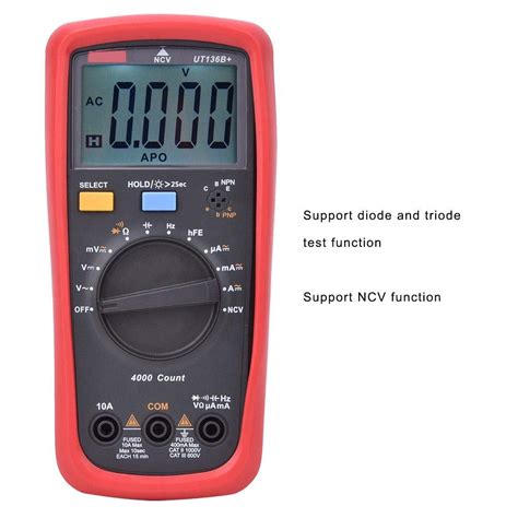 Ut136b Multimeters High Precision Automatic Range Ncv Diode Test